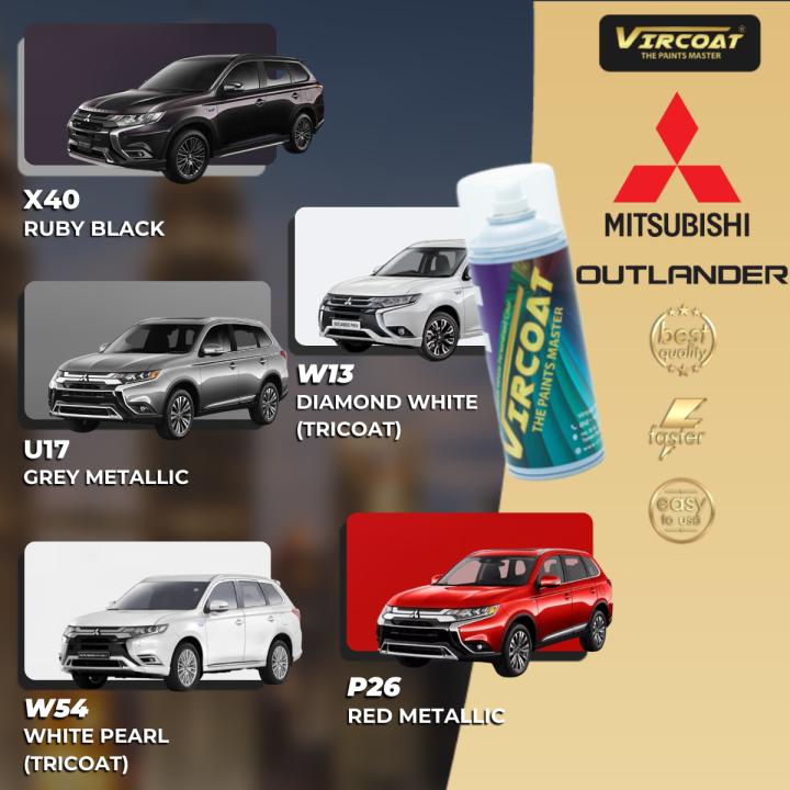 [Mitsubishi Outlander] VIRCOAT Aerosol Spray 2K Paint/ Car Body Touch ...