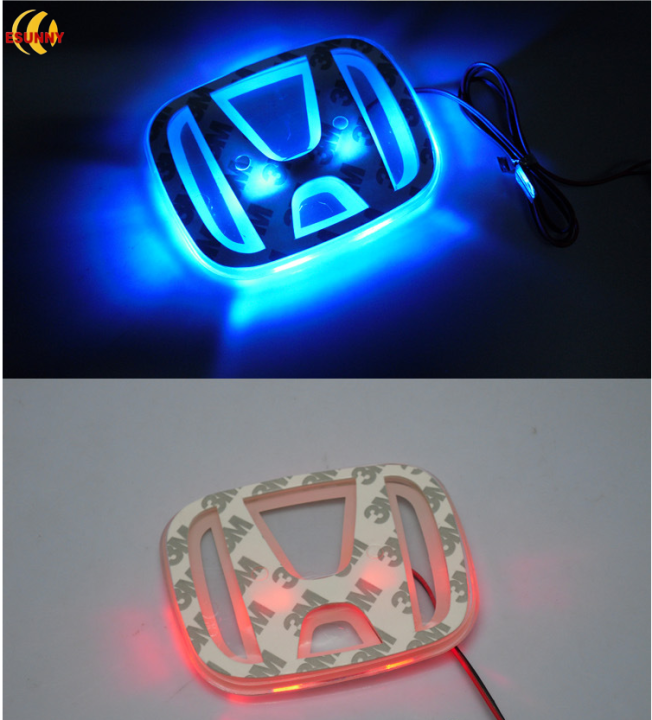 Honda 2D LED Car Logo Light - Bright and Durable LED Logo Badge Emblem ...
