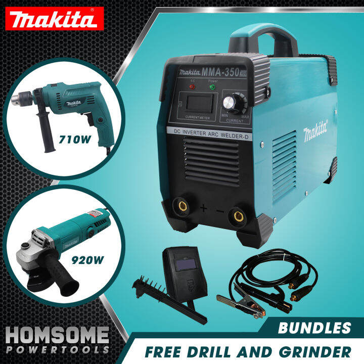 MK MMA-350 Welding Machine (FREE MK 9523 Grinder + M8100 Drill) | Lazada PH