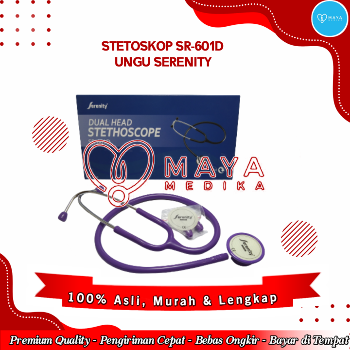Stetoskop Dewasa Serenity Ungu SR-601D | Lazada Indonesia
