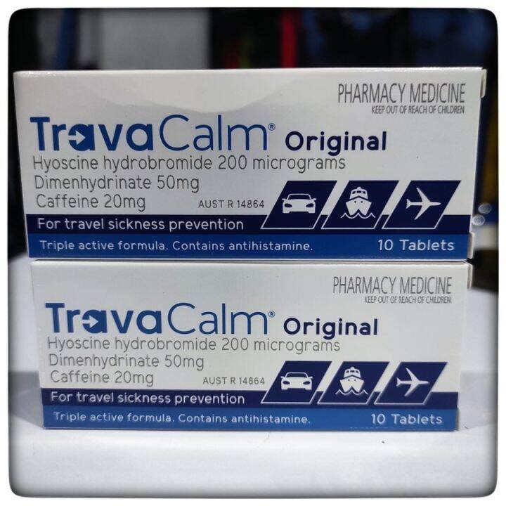 Travacalm - Vitamin Anti Mabok Darat, Laut & Udara (Tanpa Efek Kantuk ...