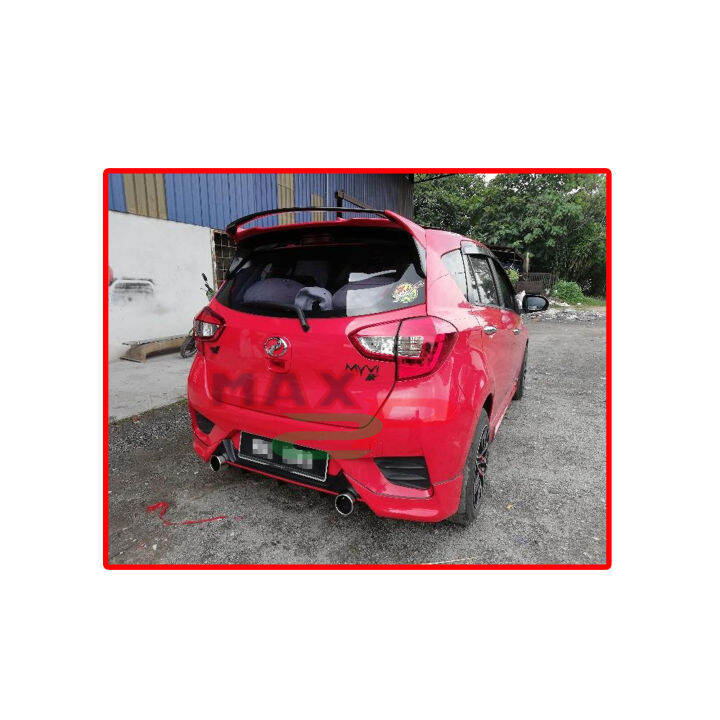Perodua Myvi VVTi 3rd Gen (2018) DRIVE 68 D68 Style Rear Back Skirt ...