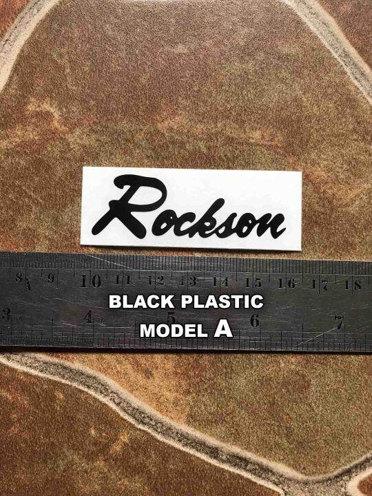 Sticker Headstock Gitar Logo Tulisan Rockson Stratocaster Telecaster Model Superstrat Lp Akustik ...