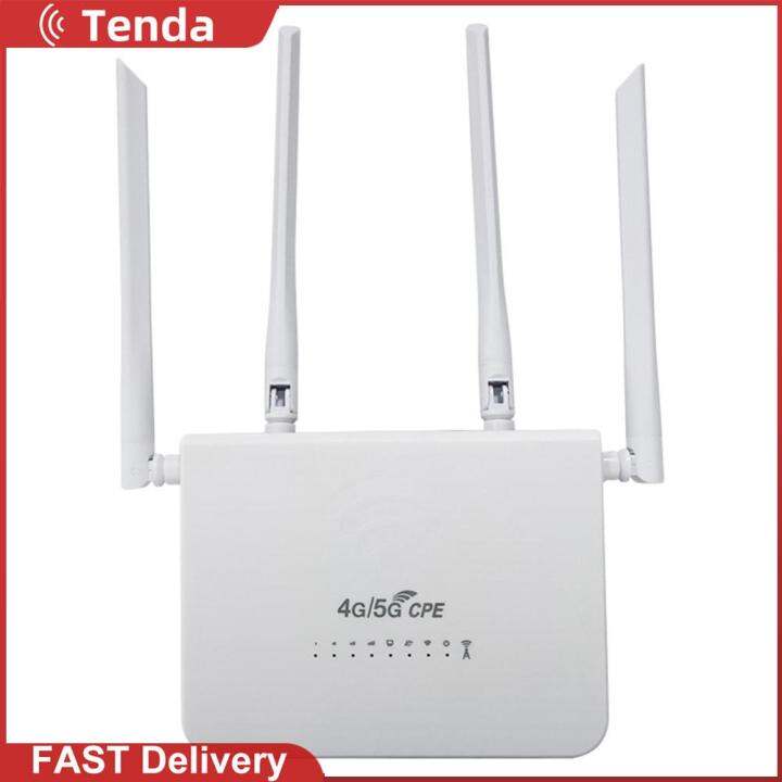 4G CPE WiFi Router 150/50Mbps Wireless Modem 4G Router SIM Card Slot Large Area WiFi Coverage ...