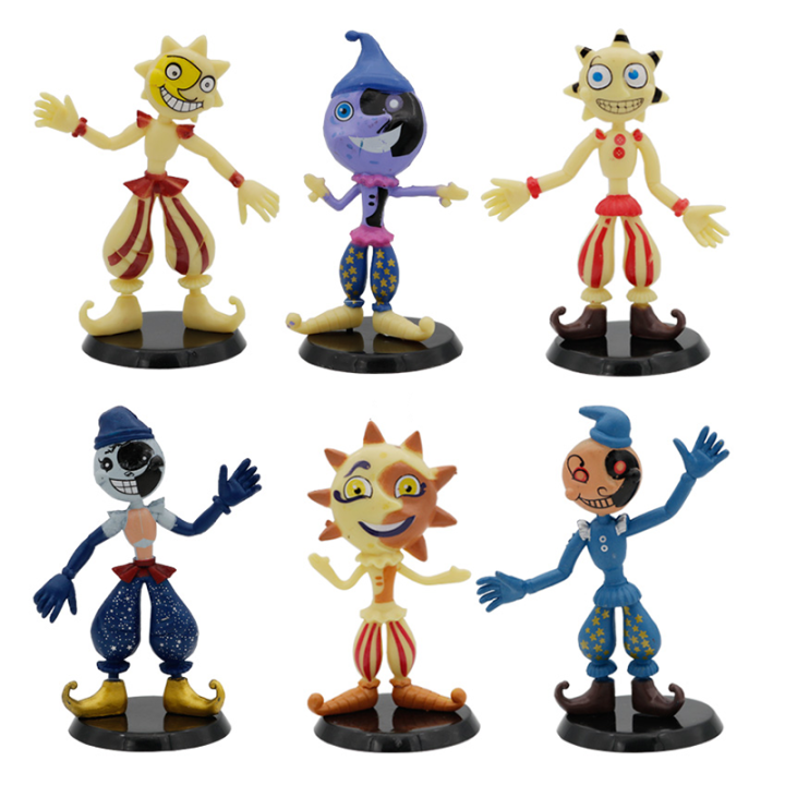 Sundrop Fnaf 6pcs2pcs Figures Toys Security Breach Fnaf Five Nights ...