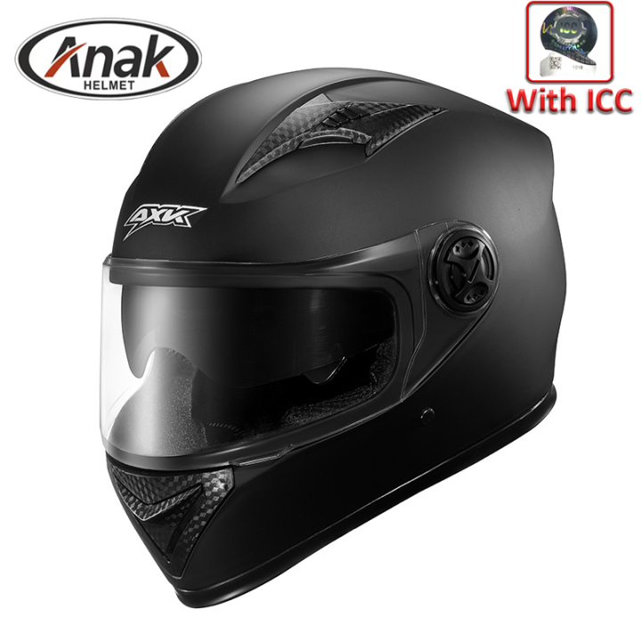 Anak Original with Icc Sticker Motorcycle Helmet Full Face Dual Visor ...
