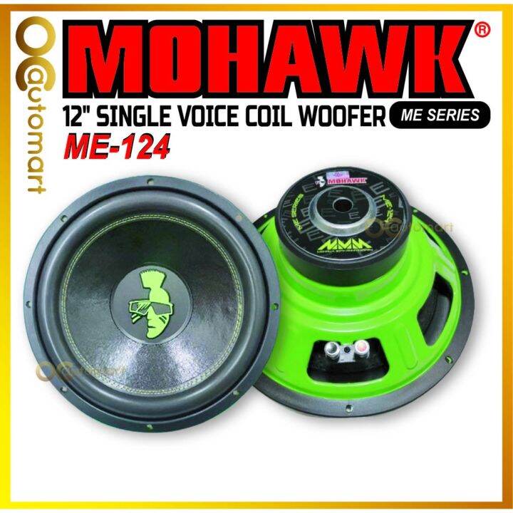 Mohawk Woofer ME Series 12"Inch Single Voice Coil 4Ohm Single Magnet ...