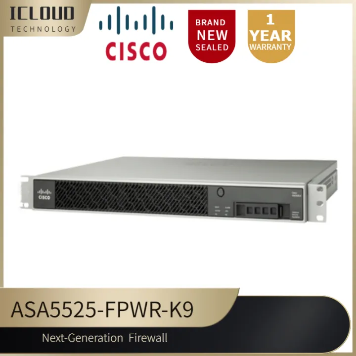 Cisco ASA5525-FPWR-K9 Firewalls ASA 5525-X with FirePOWER Services, 8GE ...