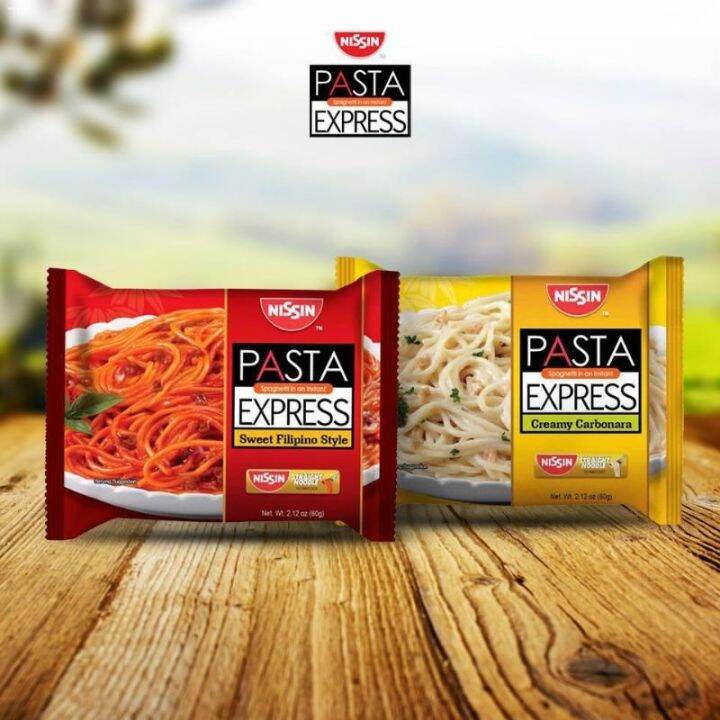 Nissin Pasta Express Creamy Carbonara / Sweet Filipino Style | Lazada PH