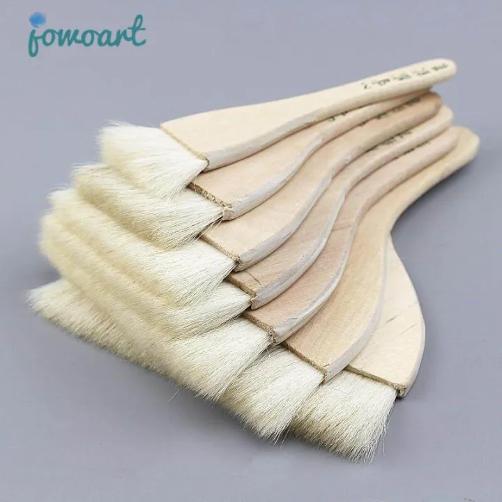 JOWOART wool hair brush 2-8 Inch brushes for painting row pen 7 pcs/set ...