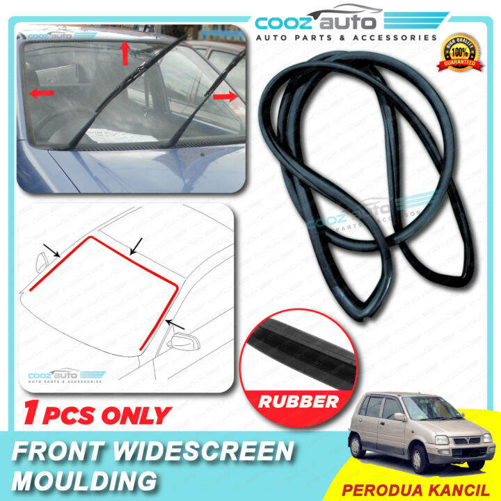 Perodua Kancil Front Windscreen Rubber Moulding Getah Cermin Depan | Lazada