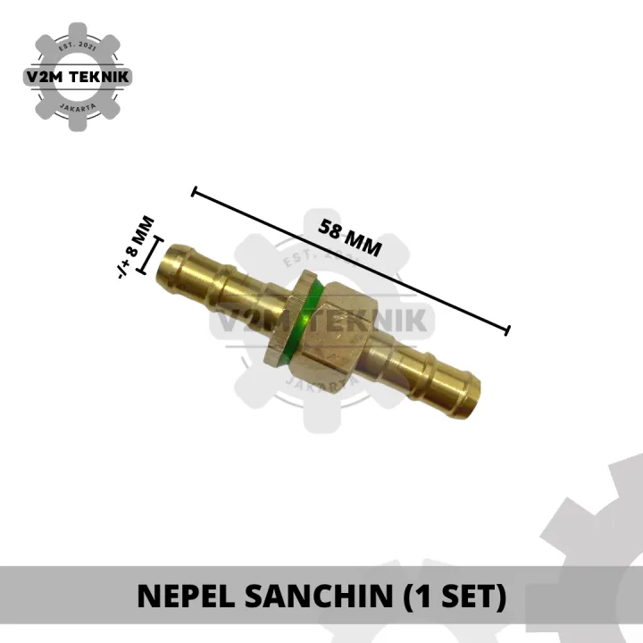 Nepel Sanchin Male Female / Sambungan Selang Sancin Sprayer / Nepel ...