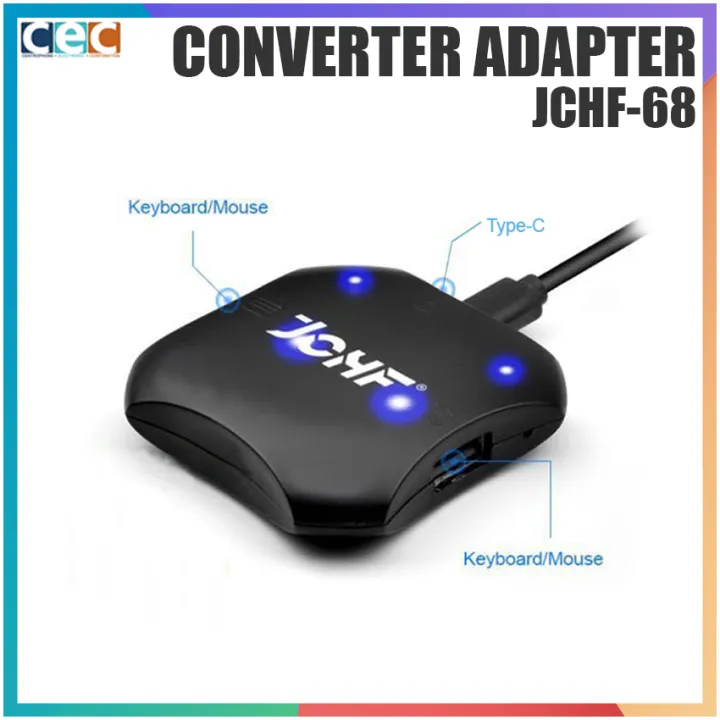 JCHF-68 Keyboard Mouse Type-C/USB Converter Adapter Winner Winer ...