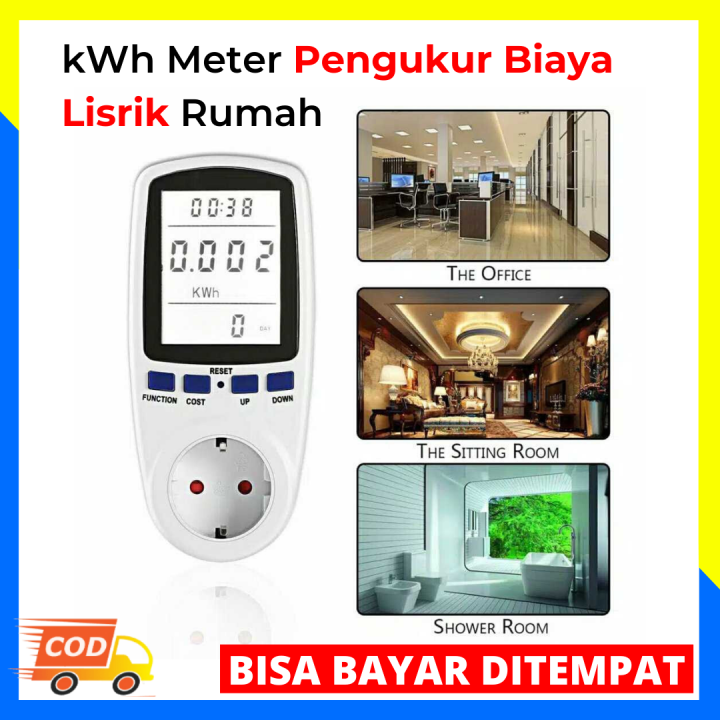 kWh Meter Pengukur Biaya Lisrik Rumah Multifungsi / WATT METER PENGUKUR ...
