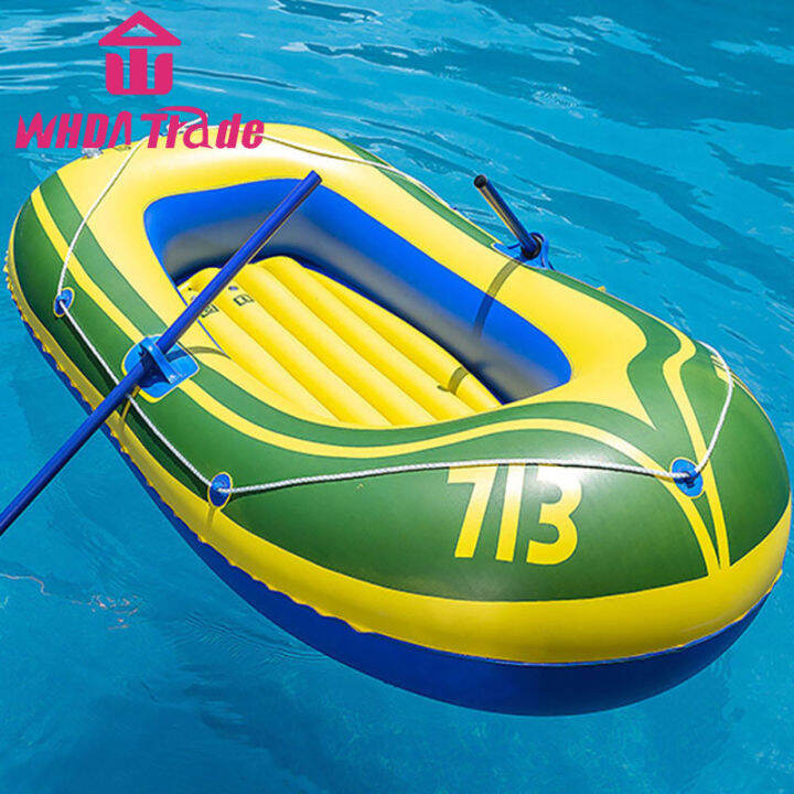 Inflatable Boat Swimming Pool Lake Float Raft Portable Fishing Boat ...