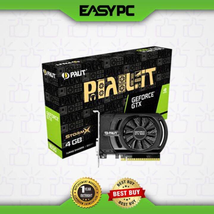 EasyPC Palit GeForce GTX 1650 Storm X 4gb 128it Gddr5 Gaming Graphics ...