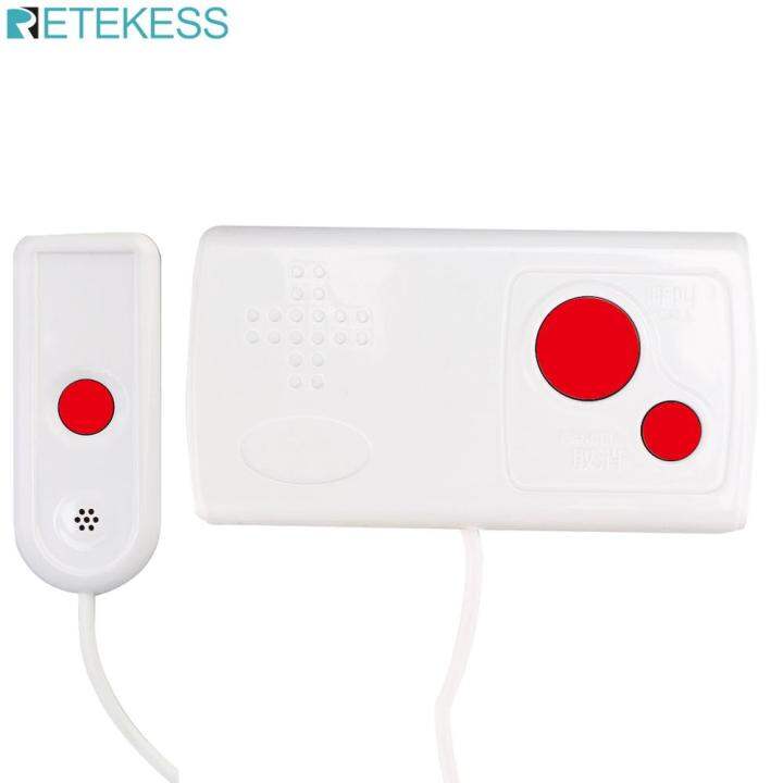 Retekess TD003 Wireless Call Button Transmitter with Handle Elderly ...