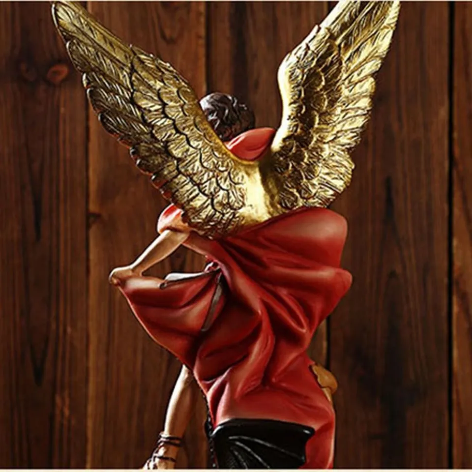 Angel Killing Demon Statue