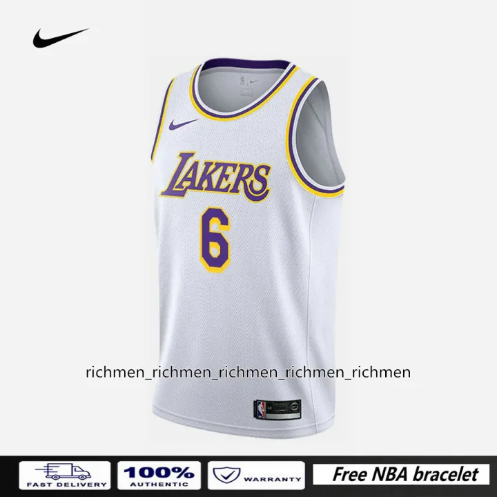 【Swingman】Men's New Original NBA Los Angeles Lakers #6 LeBron James ...