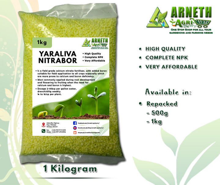 YARALIVA NITRABOR FERTILIZER CALCIUM WITH BORON pampabunga | Lazada PH