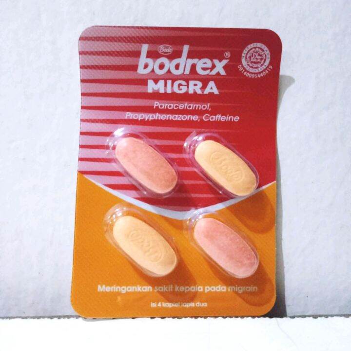 Bodrex migra ( harga 2strip ) | Lazada Indonesia