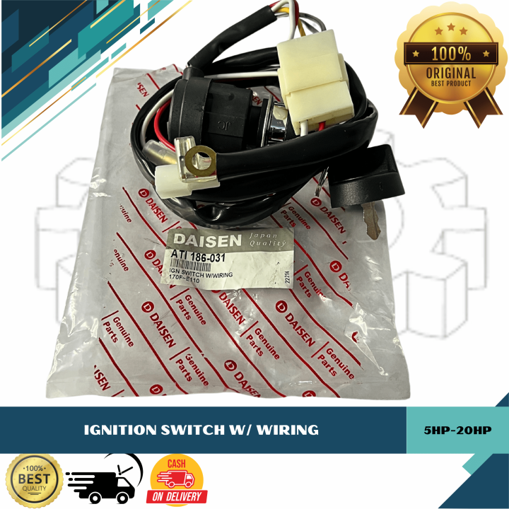 Ignition Switch with Wirings for Single Piston Air-cooled diesel Engine ...