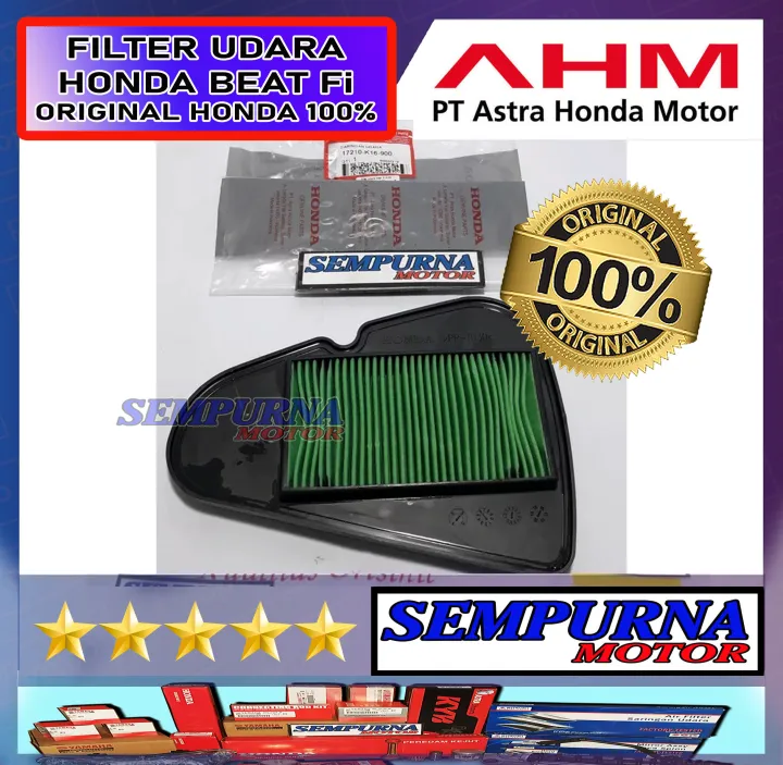 Filter Udara Saringan Udara Beat Fi Ori Original Honda AHM 17210-K16 ...
