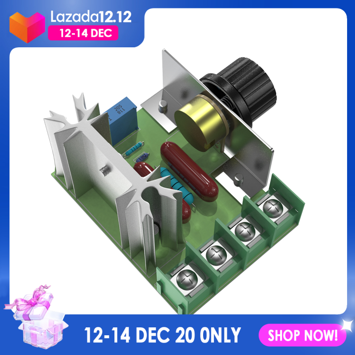 AC 50-220V 25A 2000W SCR SCR High-power Electronic Voltage Regulator ...