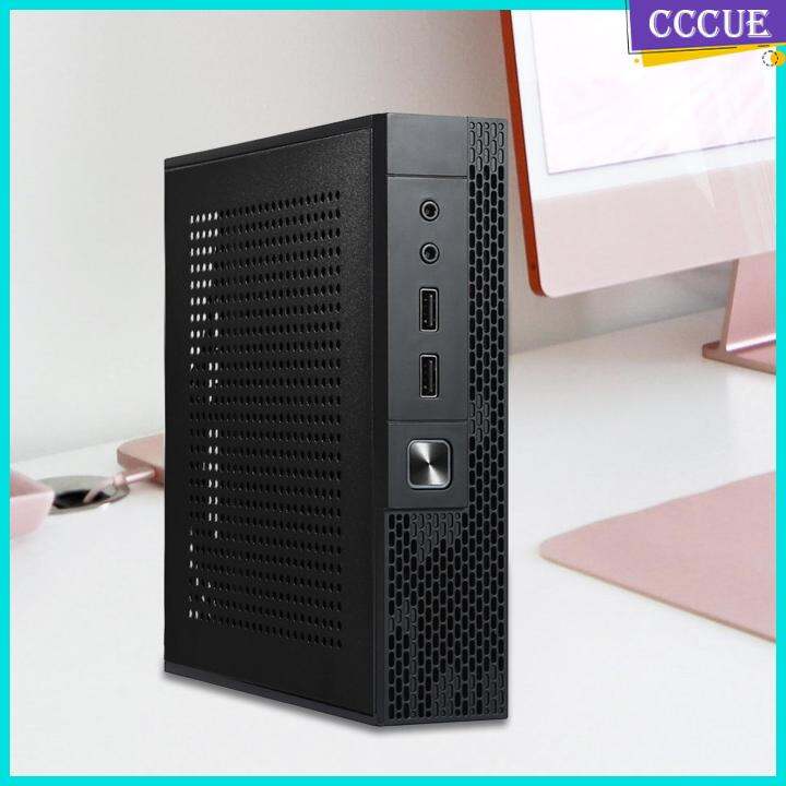 CCCUE ITX Case Stable Slim Profile Simple Using Mini PC Case for Office ...