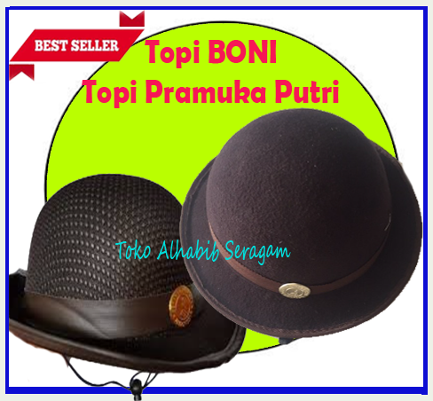 Topi Pramuka Putri Boni-Topi Boni-Topi Pramuka Penggalang Putri ...