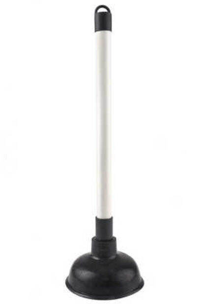 Heavy Duty Force Cup Rubber Toilet Plunger with a Long Handle to Fix ...