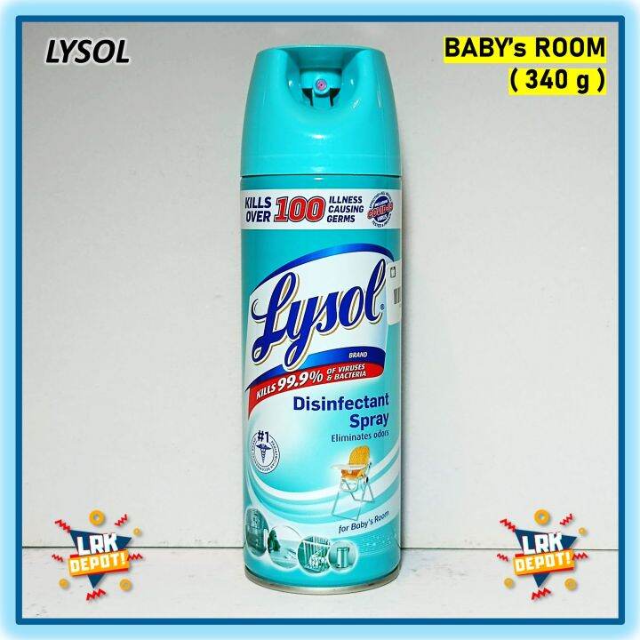 LYSOL Disinfectant Spray (Baby's Room Scent) for Baby Care 340 g ...