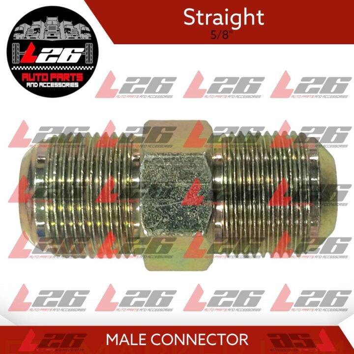5/8" MALE CONNECTOR Straight Type Connector | Lazada PH