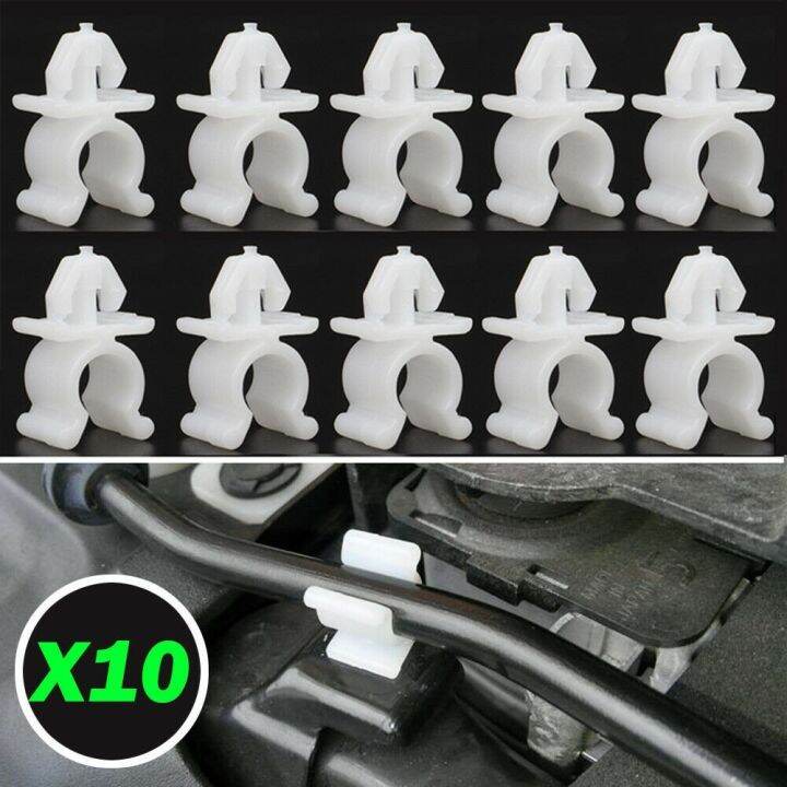10PCS Bonnet Hood Strut Clamp Rod Plastic Holder Clip Rod SUPPORT For ...