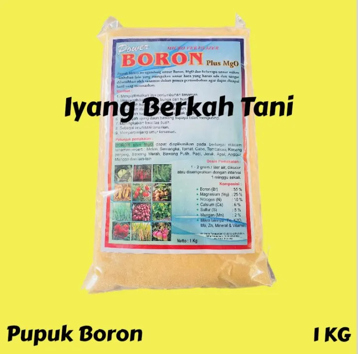 PUPUK BORON Plus MgO 1kg | Lazada Indonesia