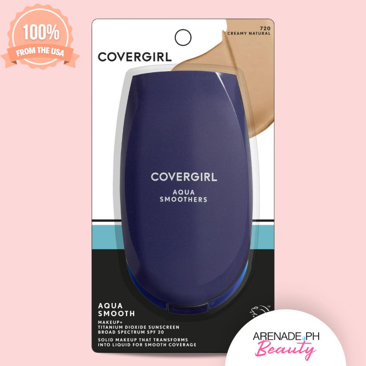 Covergirl Aqua Smooth Makeup + Titanium Dioxide Sunscreen SPF 20 12g/ 0 ...