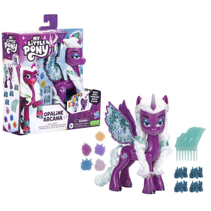 My Little Pony Dolls Opaline Arcana Wing Surprise, 5-Inch My Little ...