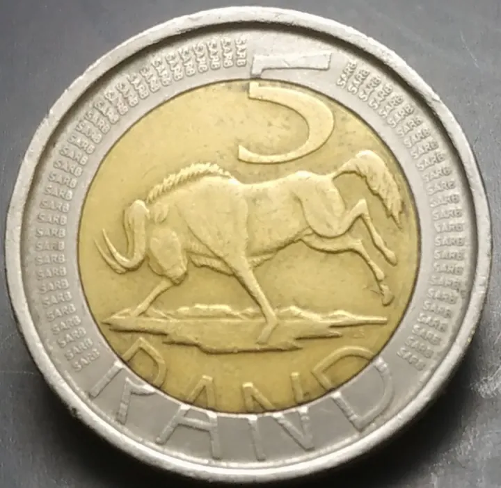 ประเทศแอฟริกาใต้ ( South Africa ) เหรียญ 5 Rand ปี 2005 | Lazada.co.th