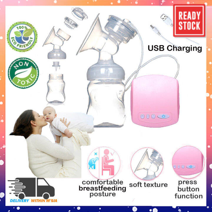 READY STOCK Electric Breast Pump Breastpump Pump Susu AC-027 | Lazada