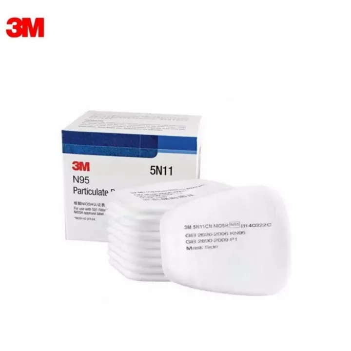 3M 5N11 (10แผ่น) แผ่นกรองฝุ่น ละออง ฟูมโลหะ Filter (10 pieces) | Lazada ...