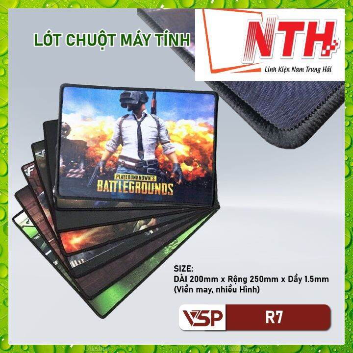 Lót chuột VSP (Pad Mouse) Pad R7 (200*250*1.5mm) | Lazada.vn