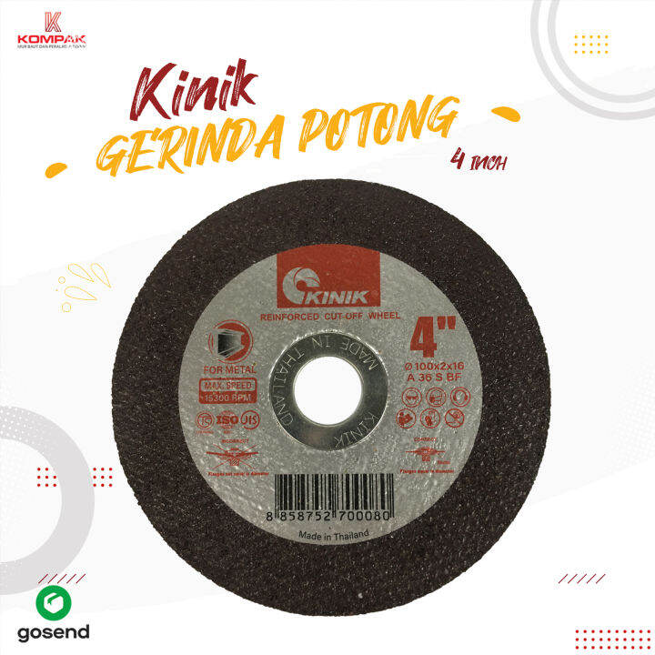 Batu potong gerinda 4" kinik Batu gerinda potong poles besi 4 inch ...
