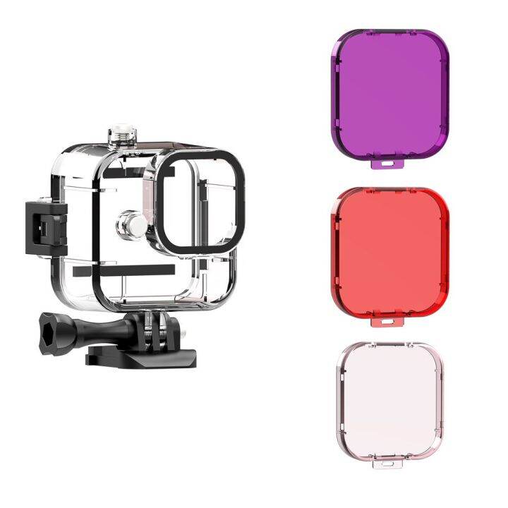 Waterproof Case Dive Filter For Gopro Hero 11 Black Mini 45M Underwater ...