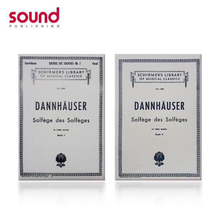 DANNHAUSER Solfege des Solfeges Book 1 & 2 BUNDLE | Lazada PH