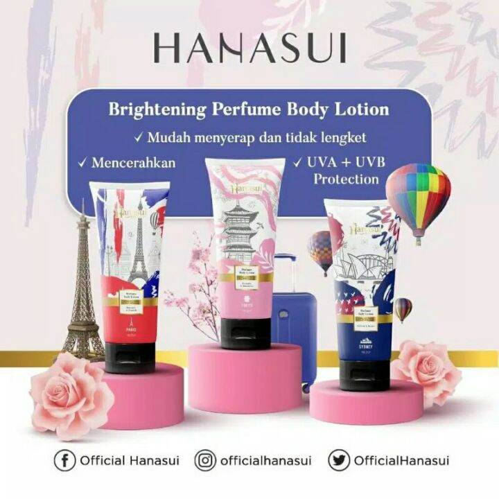 HANASUI PERFUME BODY LOTION 180ml | Lazada Indonesia
