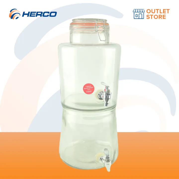 Home Essential Del Sol 1.3 Gal Stackable Beverage Dispenser Set # 6770 ...