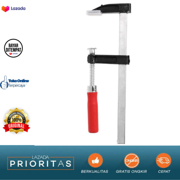 [BISA COD] penjepit kayu f /klem kayu penjepit serbaguna / Clamp Papan ...