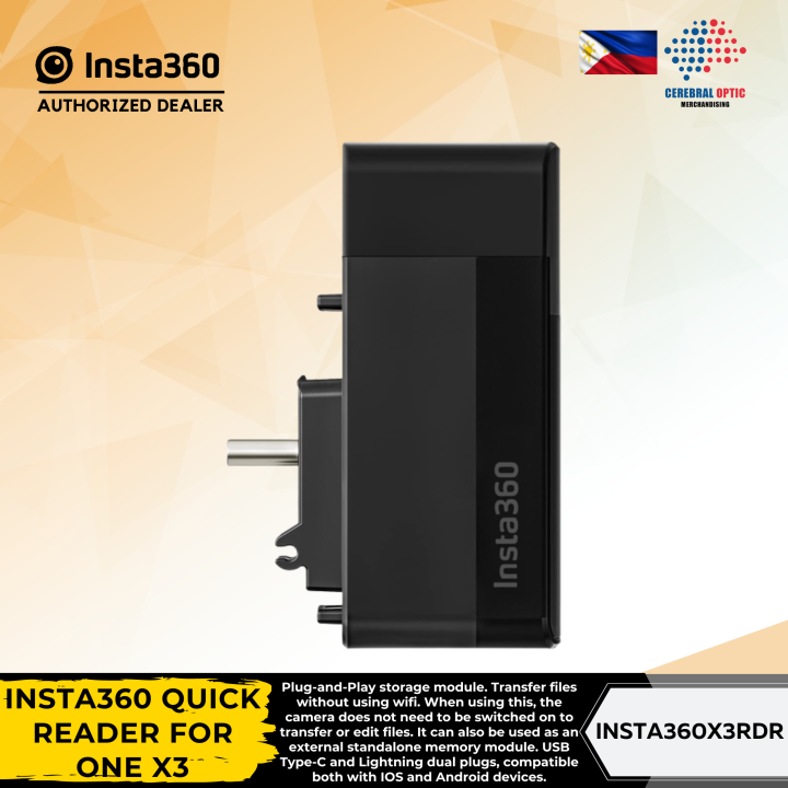 INSTA360 QUICK READER FOR ONE X3 | USB Type-C Quick Reader for One X3 ...