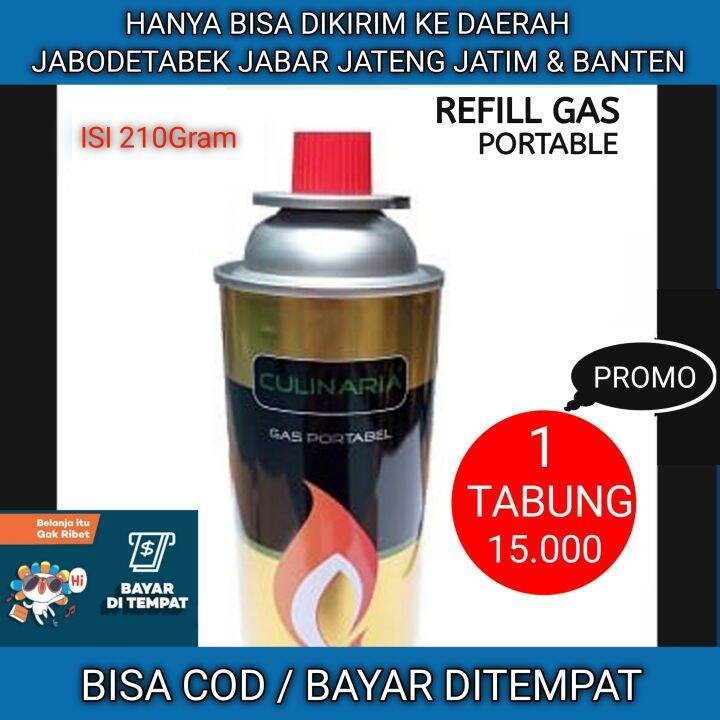 CULINARIA TABUNG GAS REFILL - TABUNG GAS KALENG- BUKAN GAS - HI-COOK ...