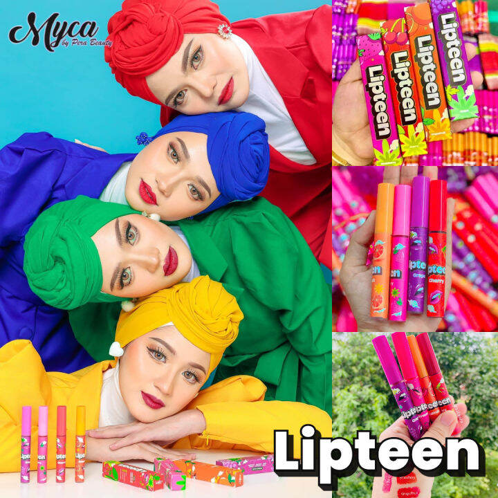 Myca Lipteen / Myca by Pera Beauty Liptint Cherry Grape Strawberry ...